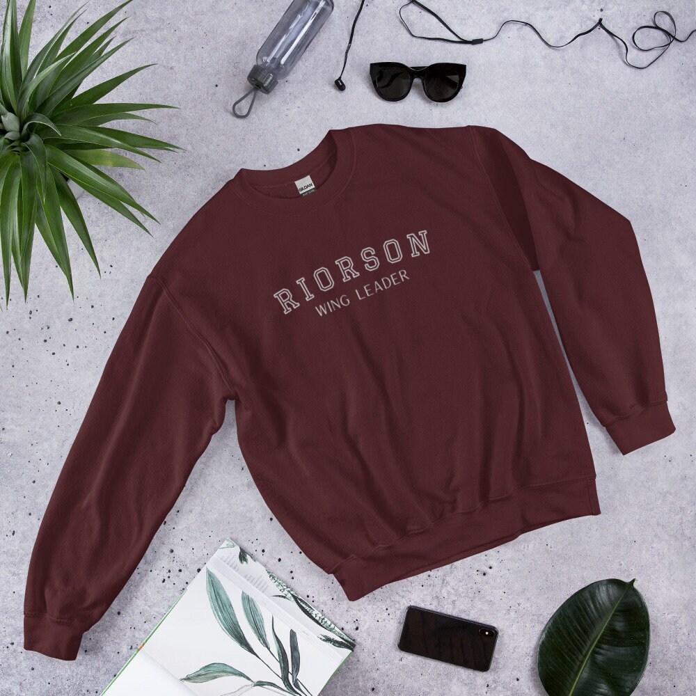 Riorson Wing Leader Unisex Sweatshirt Fourth Wing Riders Quadrant ...