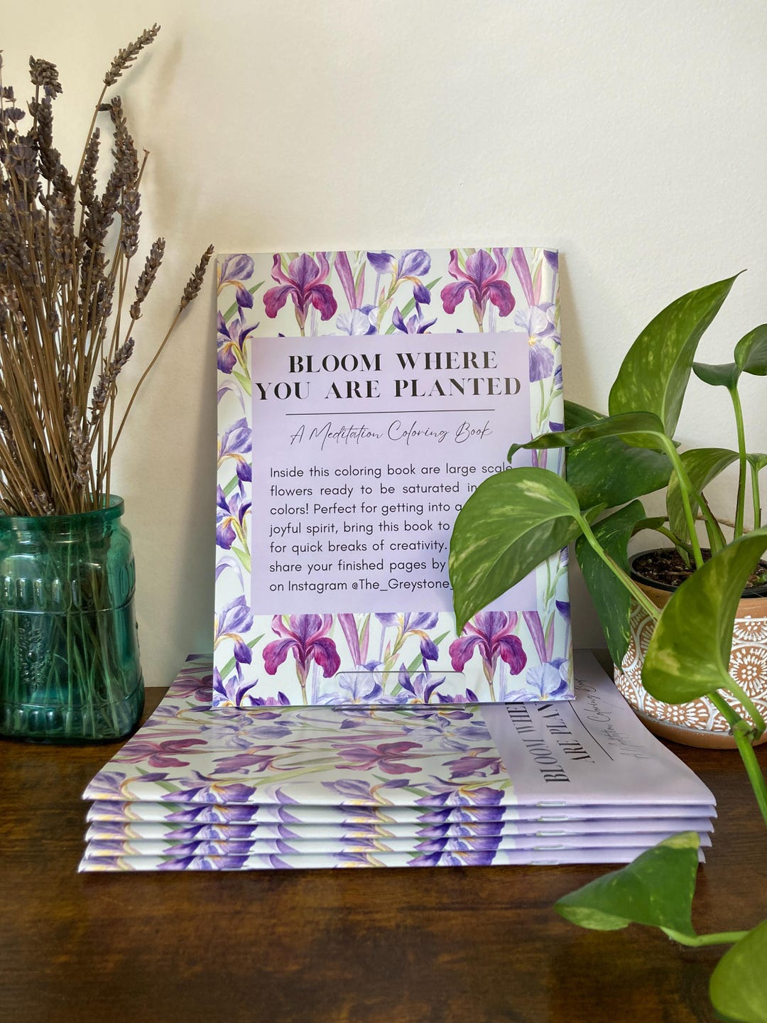 WHOLESALE* Coloring Book: Bloom Where You Are Planted - Etsy