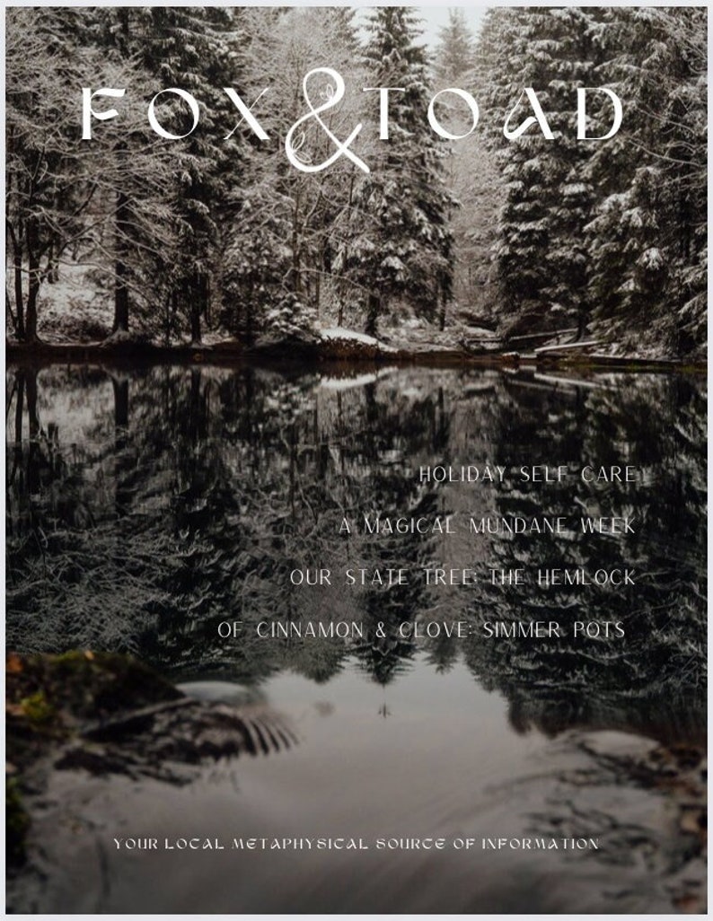 DIGITAL DOWNLOAD* Fox & Toad Magazine: Winter 2024 - Etsy