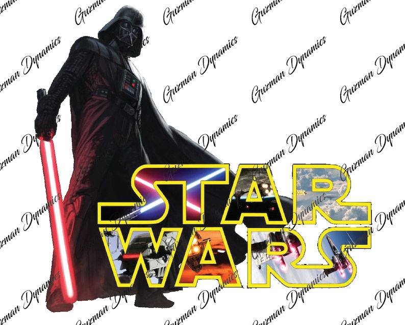 Star Wars With Darth Vader PNG,JPG,SVG - Etsy