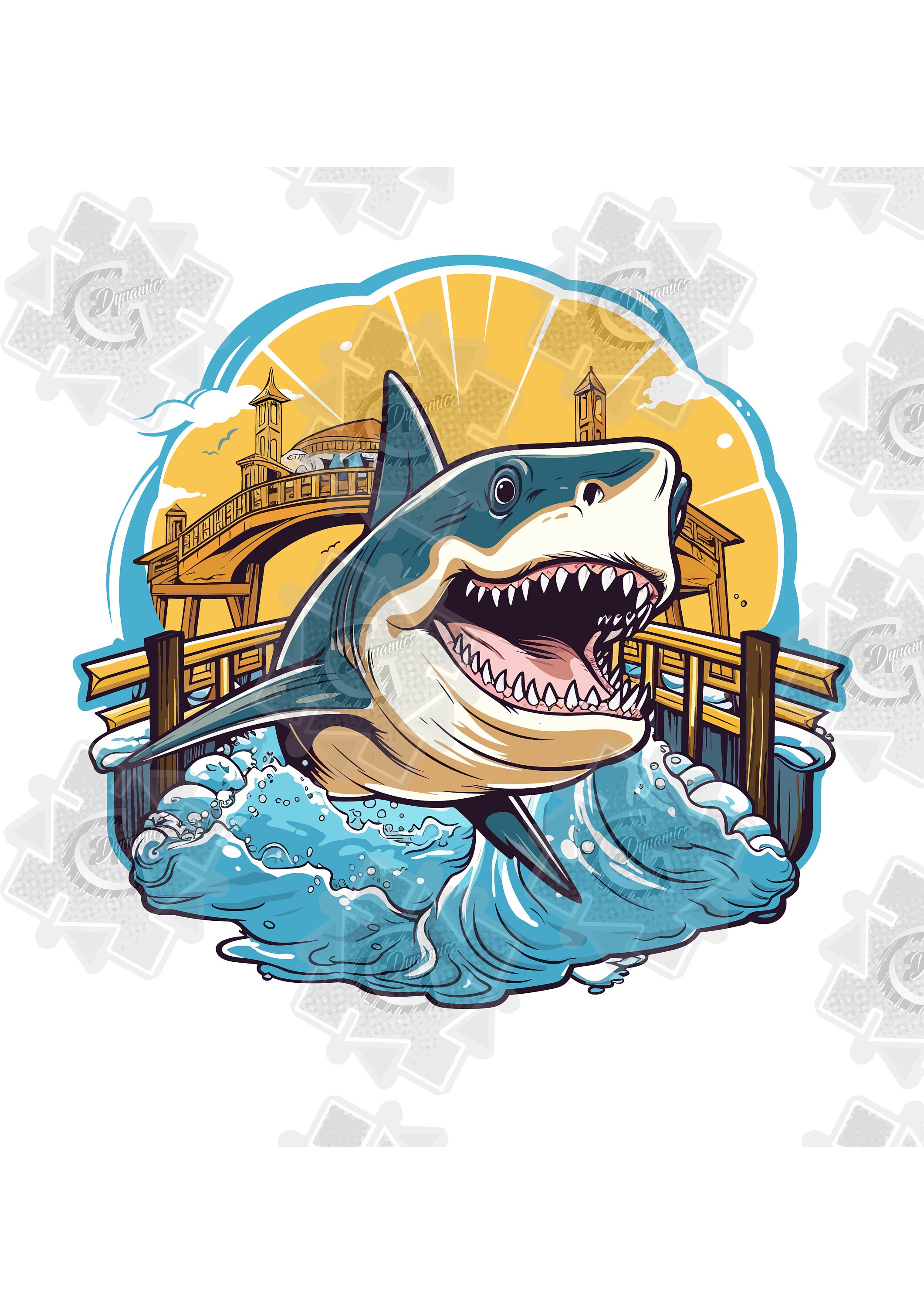 Shark Design PNG, SVG - Etsy