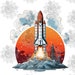 Rocket Launch PNG, SVG - Etsy