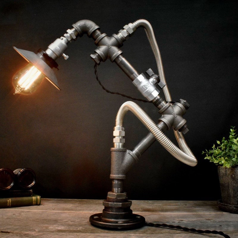 Gas Pipe Lamp - Etsy