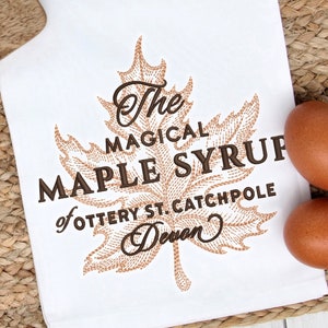 Machine Embroidery: Wizard World Maple Syrup Design for - Etsy