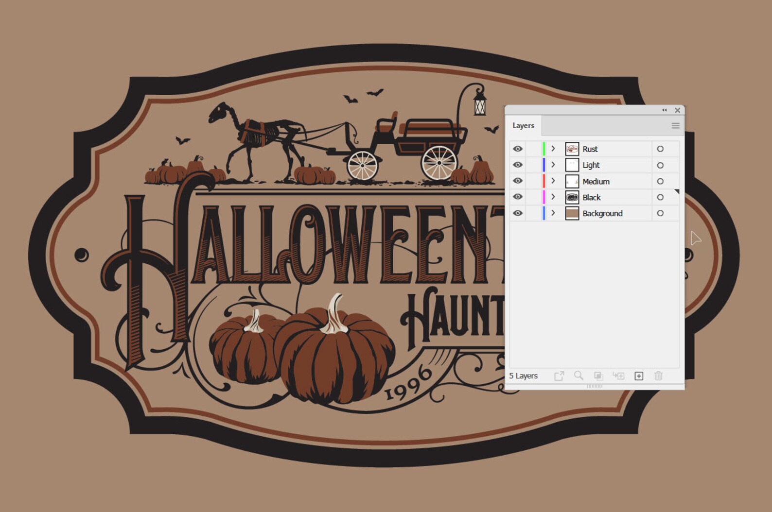 Vintage-style halloween Town Haunted Tours Sign - Etsy