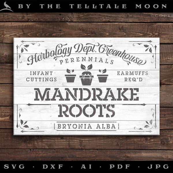 Mandrake Svg - Etsy