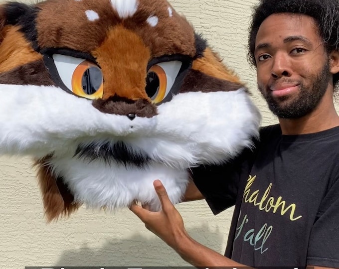 Deer-fox Fursuit Head & Tail - (itz Shalom) - Etsy