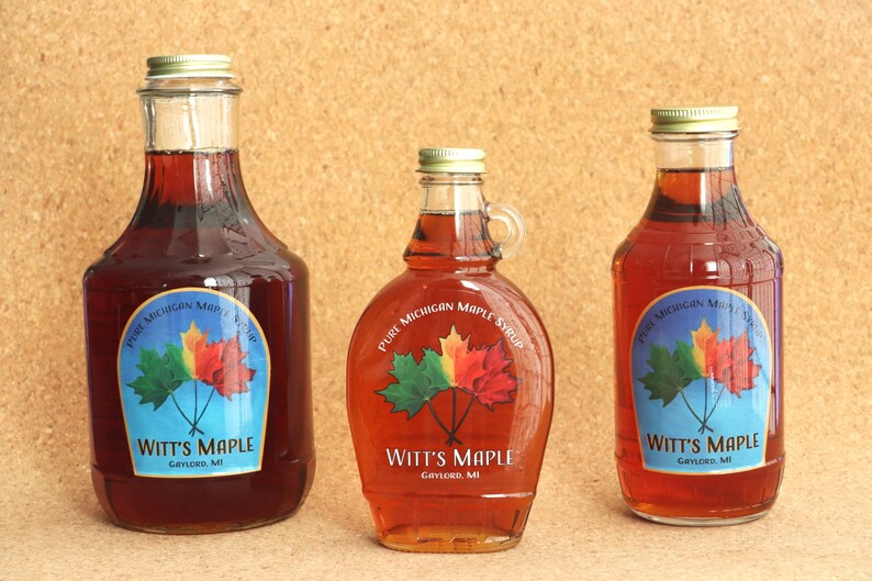 Maple Syrup-- Pure, Michigan Made - Etsy