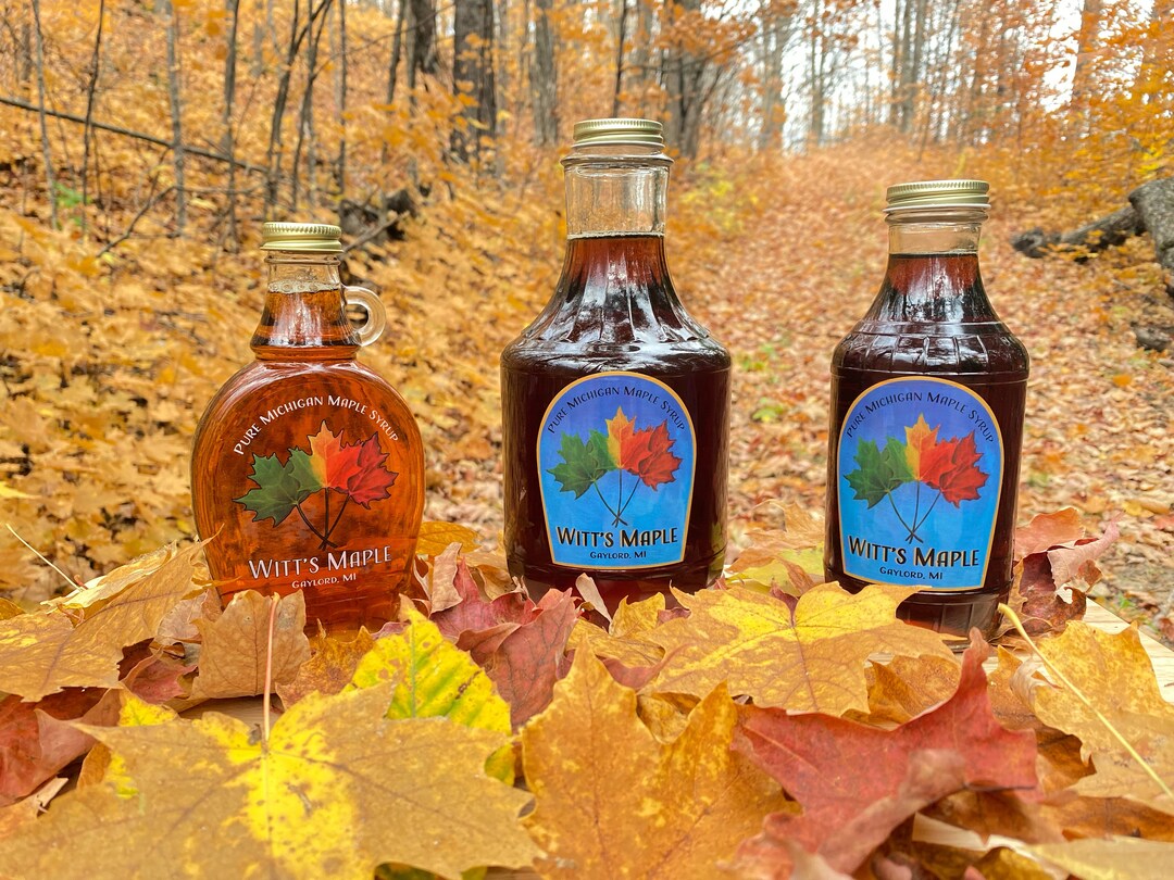 Maple Syrup-- Pure, Michigan Made - Etsy