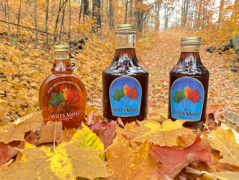 Maple Syrup-- Pure, Michigan Made - Etsy