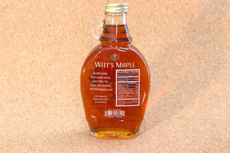 Maple Syrup-- Pure, Michigan Made - Etsy