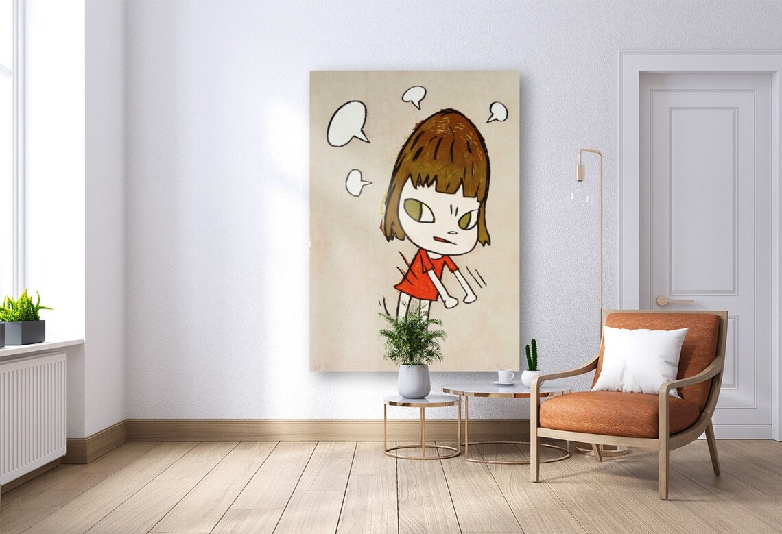 8K Yoshitomo Nara "pissed Off" 奈良美智 High Resolution Digital Japanese ...
