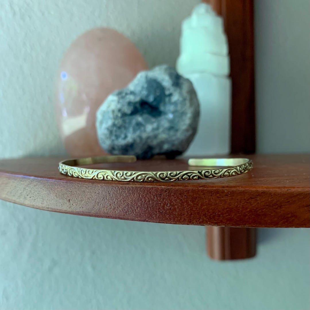 Flourish Cuff Bracelet | Brass Arm Cuff | Armlet | Bohemian | Goddess ...