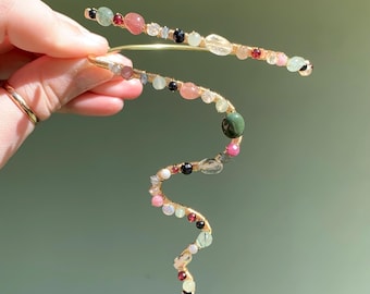 Embellished Crystal Arm Cuff | Peridot | Apatite | Arm Cuff | Armlet ...