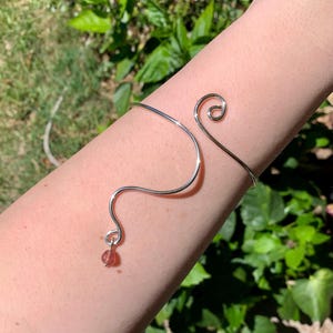 Custom Crystal Arm Cuff | Arm Cuff | Armlet | Bracelet | Bohemian ...