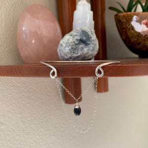 Custom Crystal Chain Arm Cuff | Arm Cuff | Armlet | Bracelet | Bohemian ...