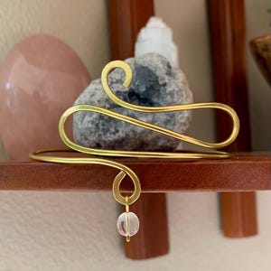 Custom Crystal Arm Cuff | Arm Cuff | Armlet | Bracelet | Bohemian ...