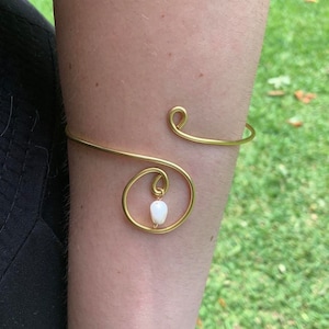 Custom Crystal Arm Cuff | Arm Cuff | Armlet | Bracelet | Bohemian ...