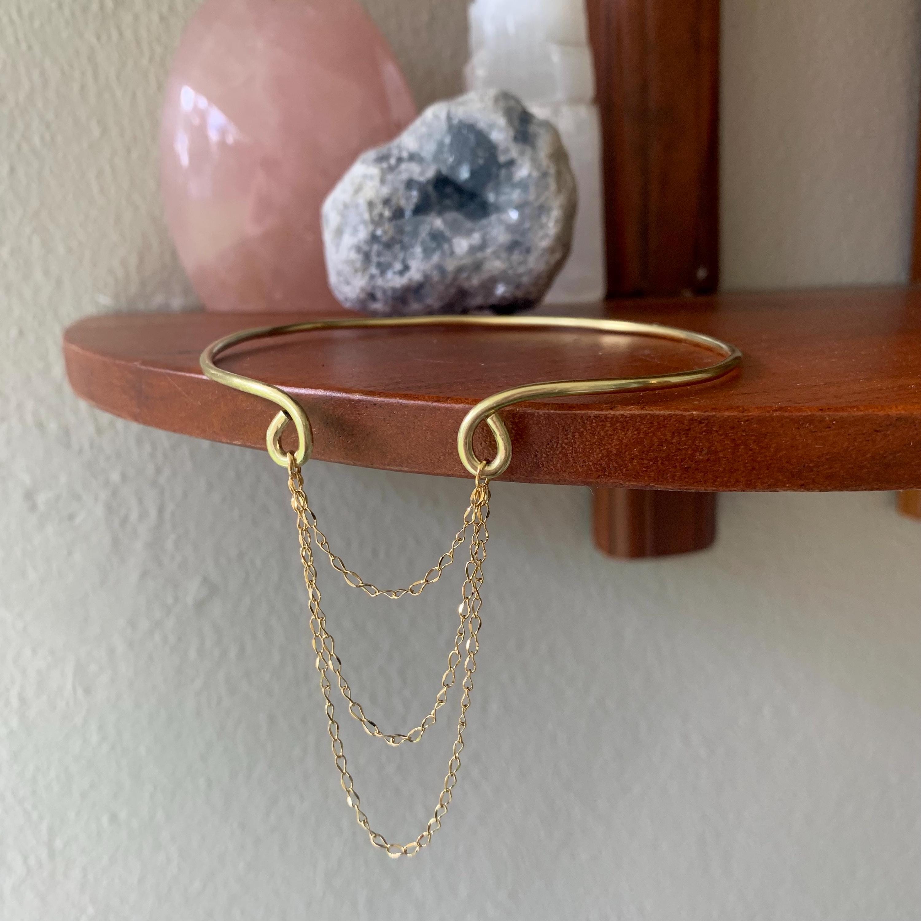 Triple Chain Arm Cuff | Arm Cuff | Armlet | Bracelet | Bohemian ...