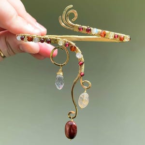 Crystal Wrapped Arm Cuff | Arm Band | Armlet | Bracelet | Bohemian ...