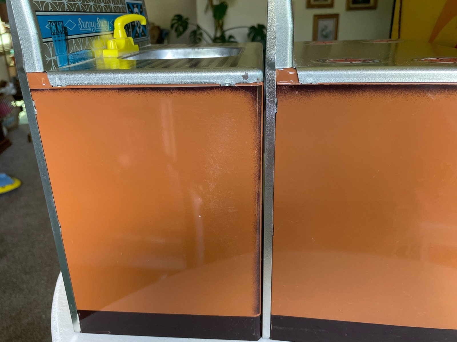 Wolverine Sunny Suzy Vintage Metal Toy Kitchen Set Stove and Sink With ...