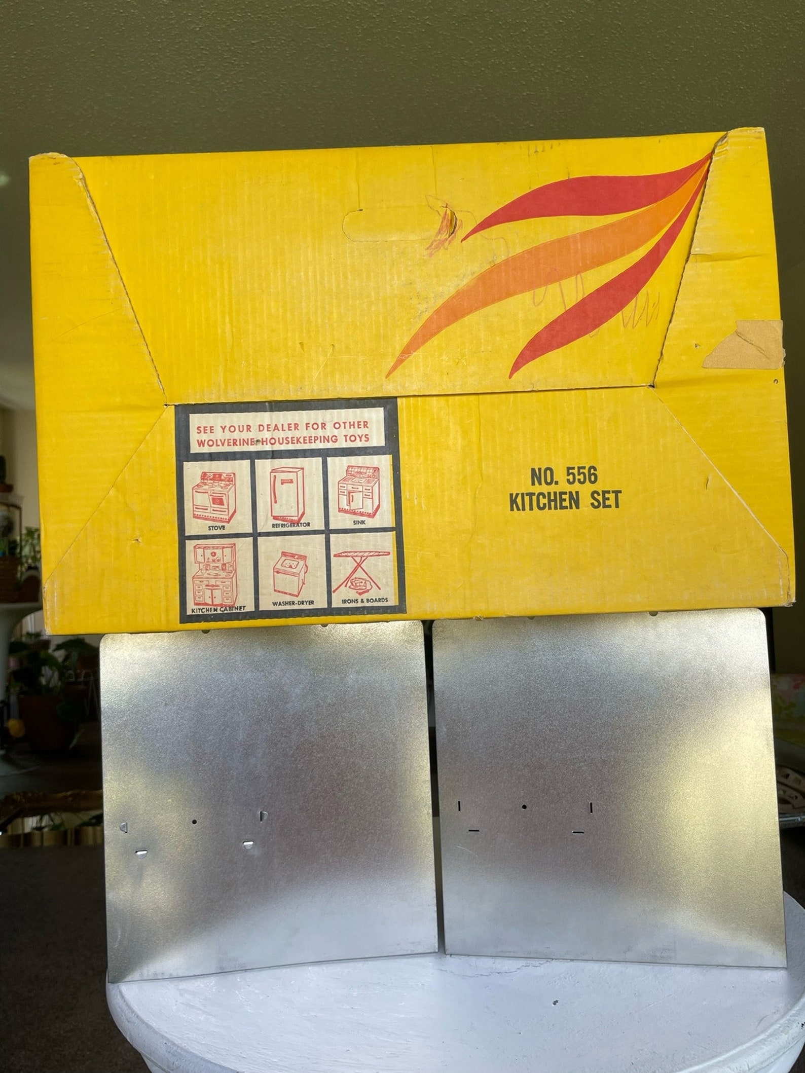 Wolverine Sunny Suzy Vintage Metal Toy Kitchen Set Stove and Sink With ...