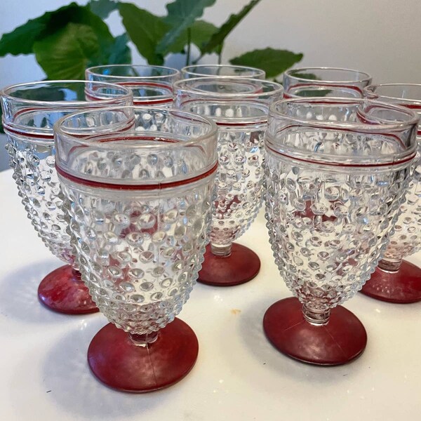 Hobnail Goblet - Etsy