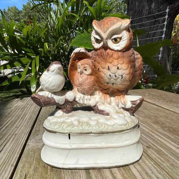 Owl Music Box - Etsy
