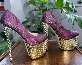 Spiked Heels - Etsy