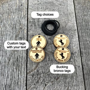 Bronco Sasquatch Tag Bigfoot Yeti Bucks Youve Been Bucked Accessories ...