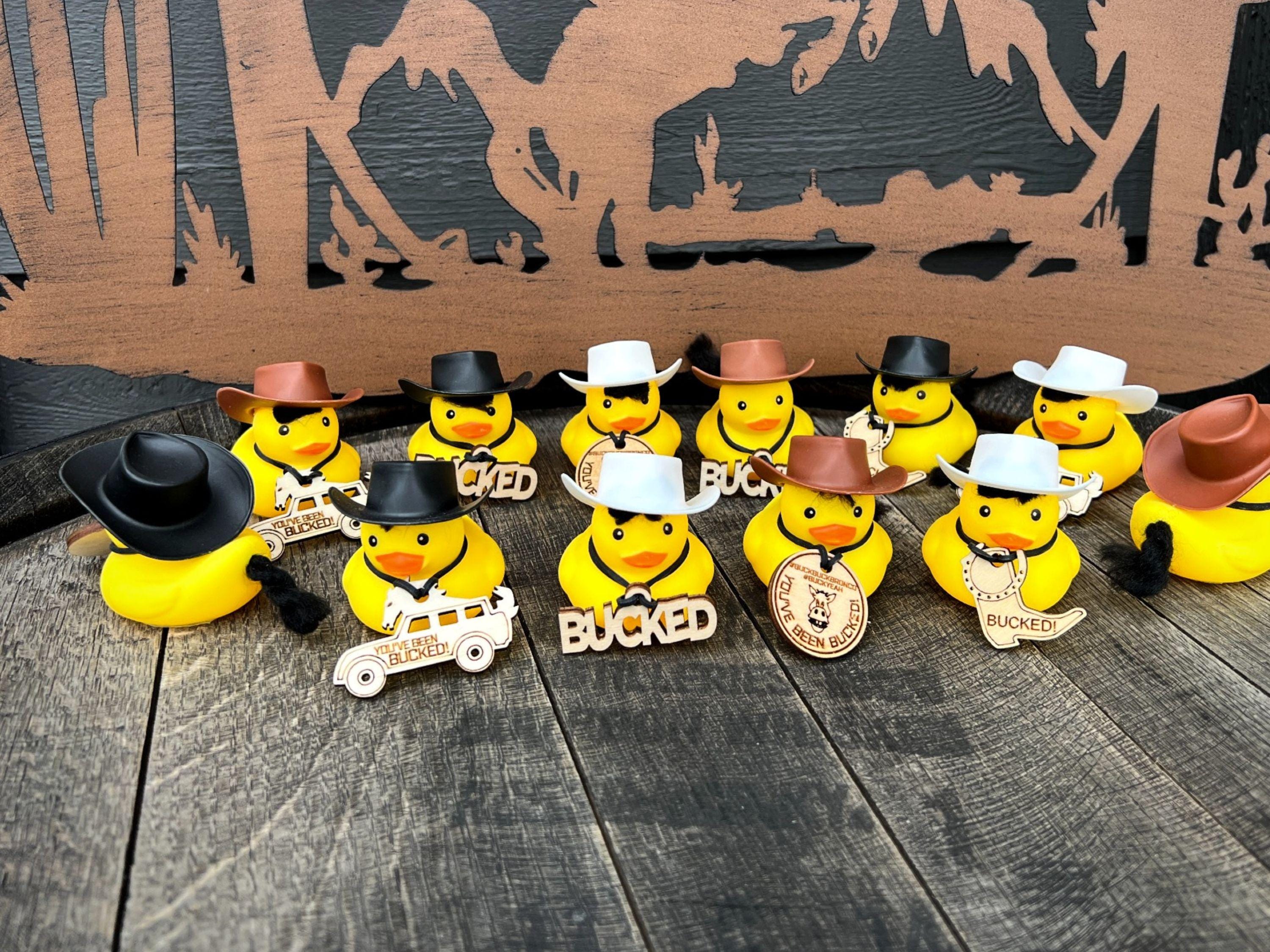 Buck Buck Bronco Horse Ducks Duck Tag for Bronco Rubber Duck Youve Been ...