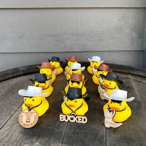 Buck Buck Bronco Horse Ducks Duck Tag for Bronco Rubber Duck Youve Been ...