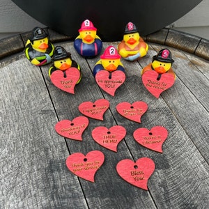 Firefighter Ducks Firefighter Duck Firefighter Rubber Duck Firefighter ...