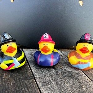 Firefighter Ducks Firefighter Duck Firefighter Rubber Duck Firefighter ...