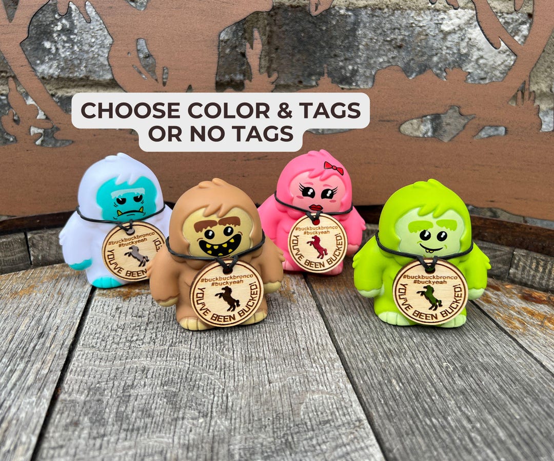 Bronco Sasquatch Ducks Bigfoot Yeti Rubber Duck Youve Been Bucked ...