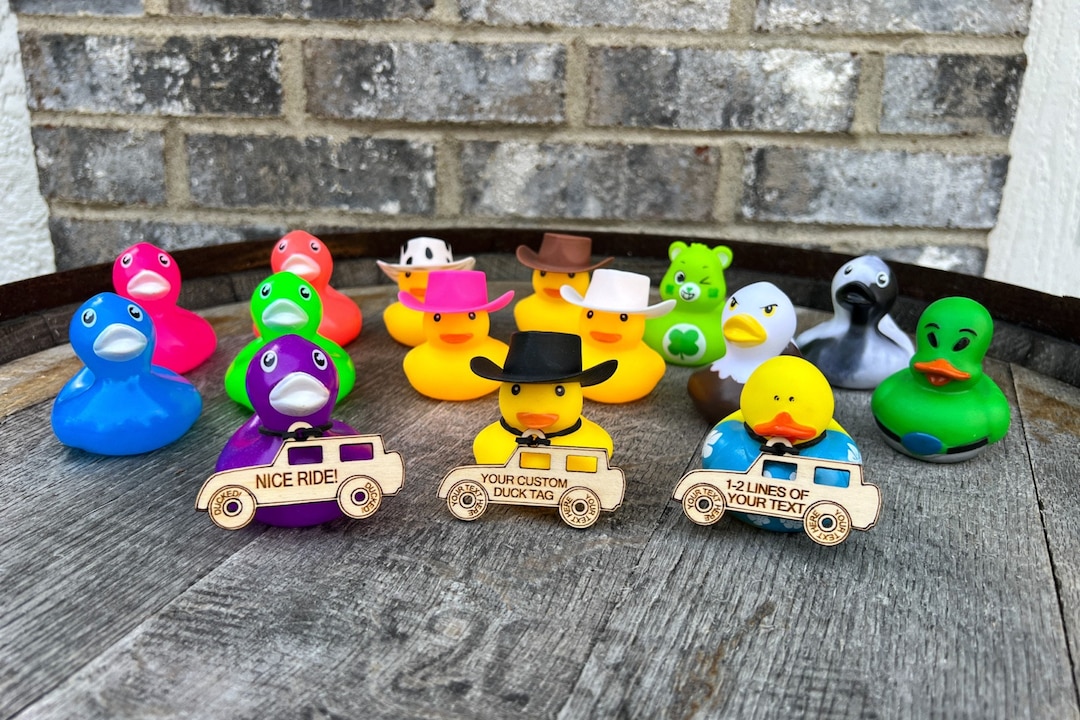 Custom Duck Tag Custom Ducking Set Custom Rubber Duck Tag Custom Rubber ...
