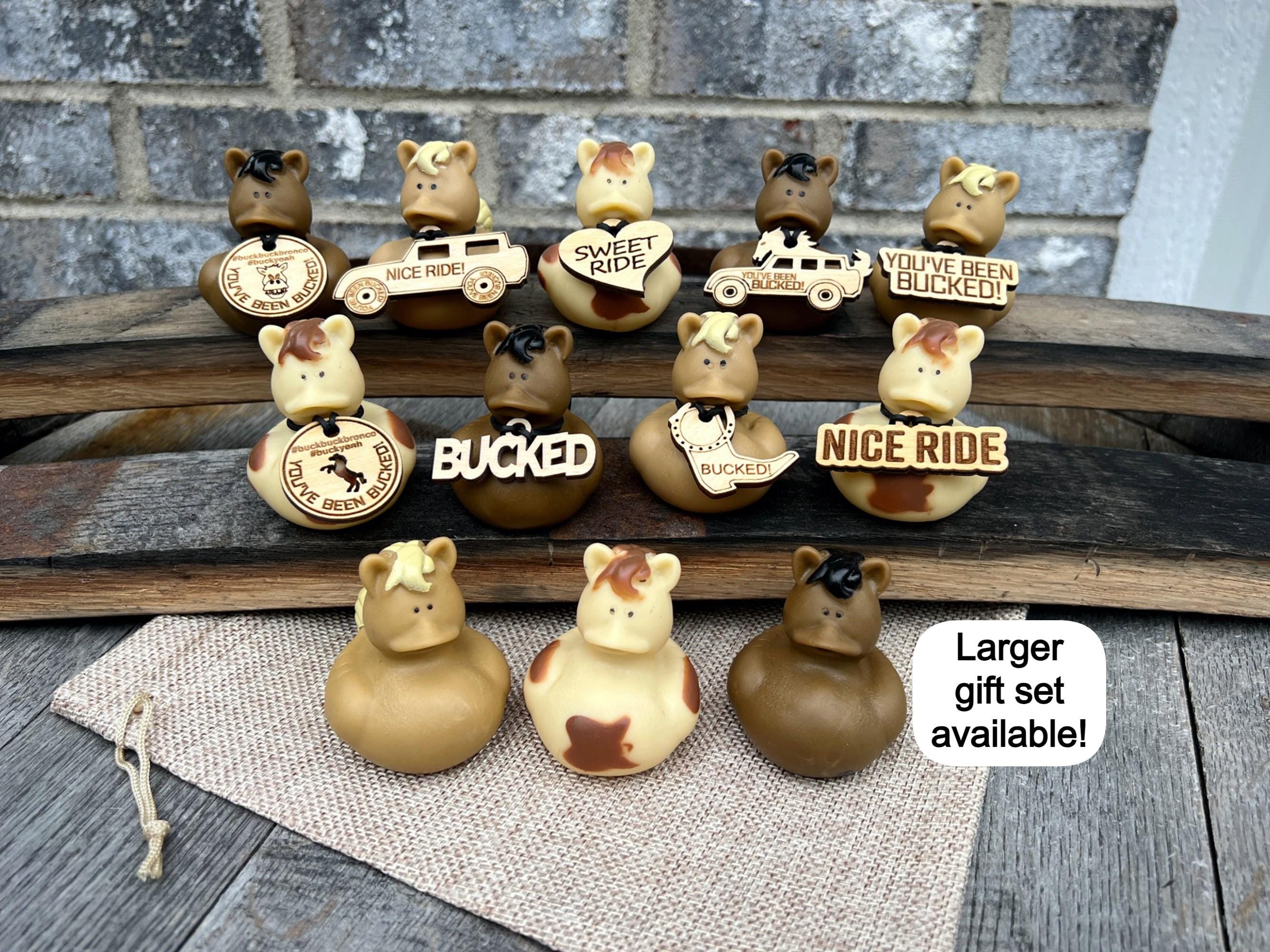 Buck Bronco Duck Gift Tag for Rubber Horse Ducks Youve Been Bucked ...