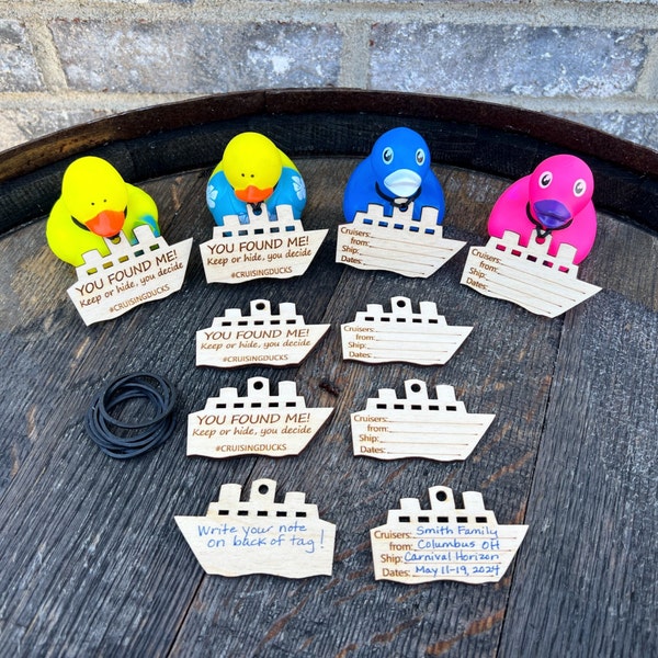 Cruising Duck Labels - Etsy