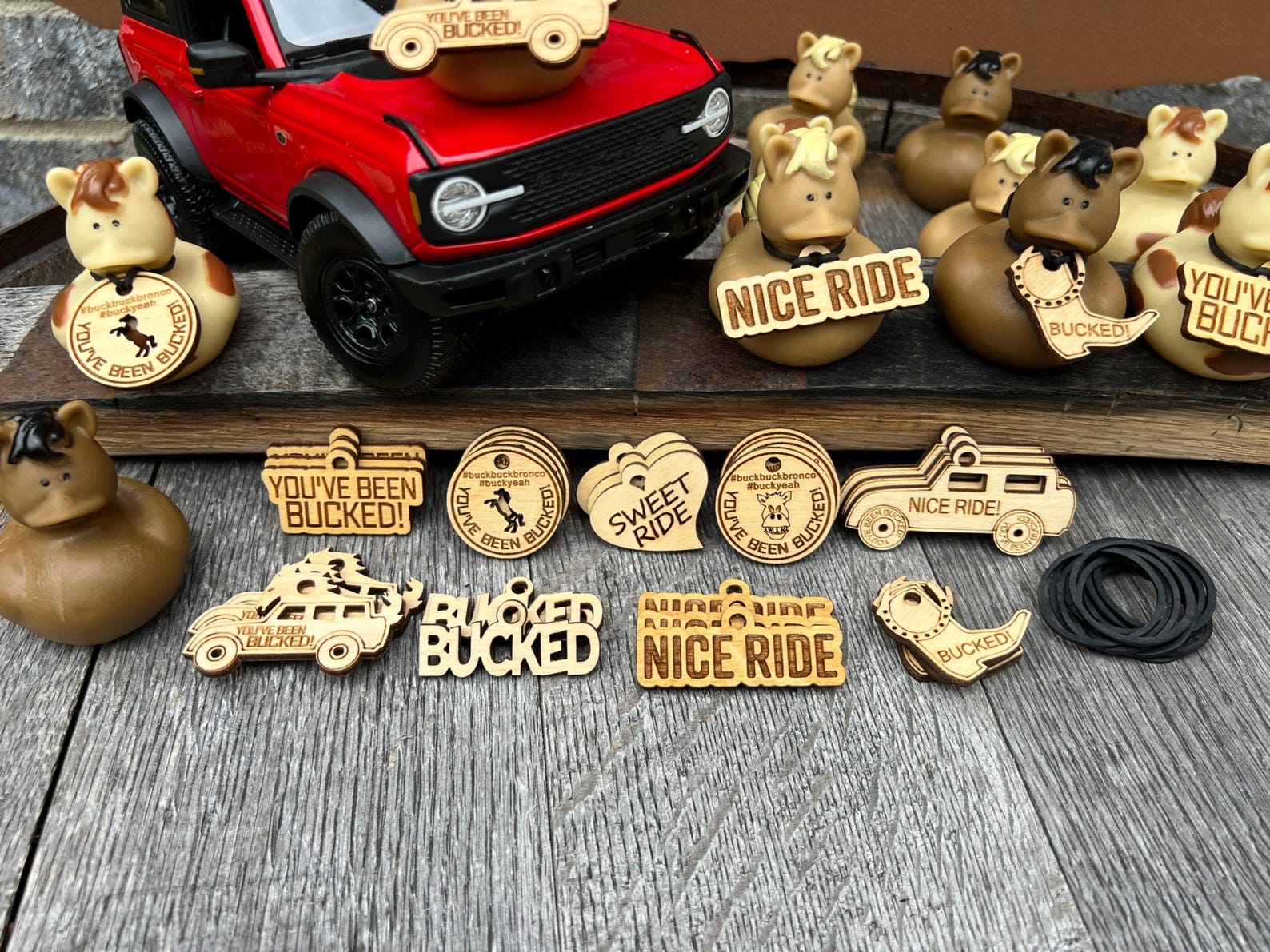 Youve Been Bucked Tags Buck Buck Bronco Tag Rubber Duck Tags for ...