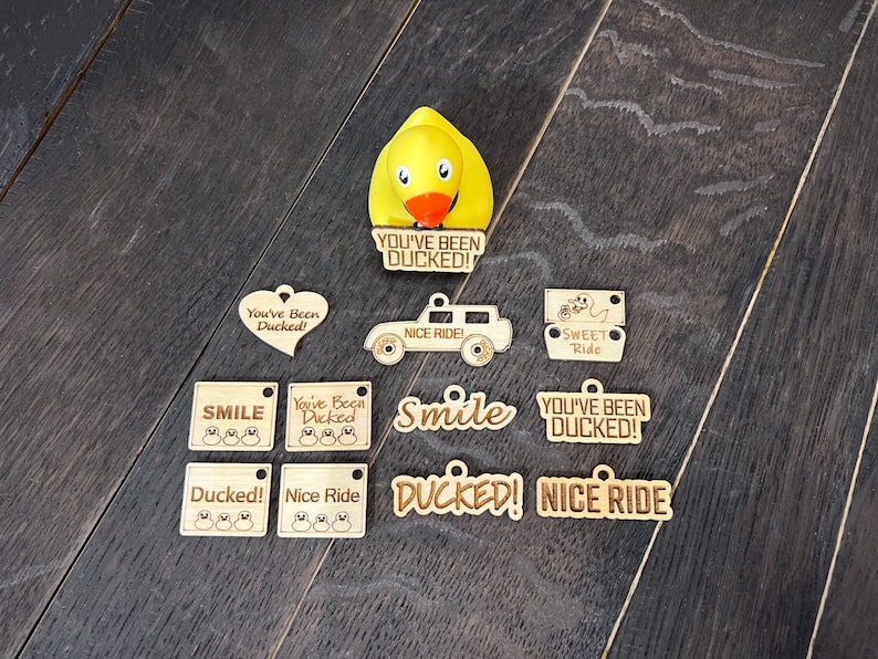 Wood Duck Tags for Rubber Duck Tag for Ducking Youve Been Ducked Tag ...