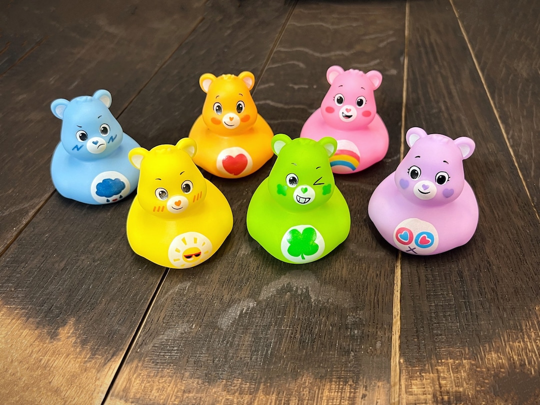 Care Bear Duck Care Bears Duck Favor Carebear Rubber Duck for Ducking ...