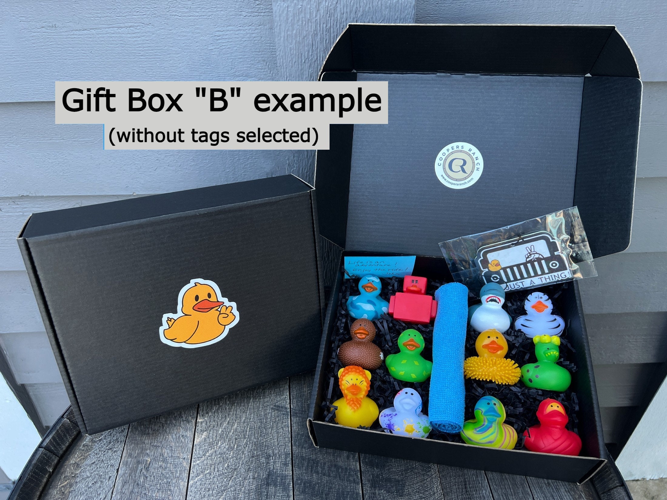 Offroad Ducking Gift Box – Rubber Ducks With Wooden Tags & Fun ...