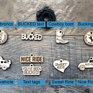 Youve Been Bucked Tags Buck Buck Bronco Tag Rubber Duck Tags for ...