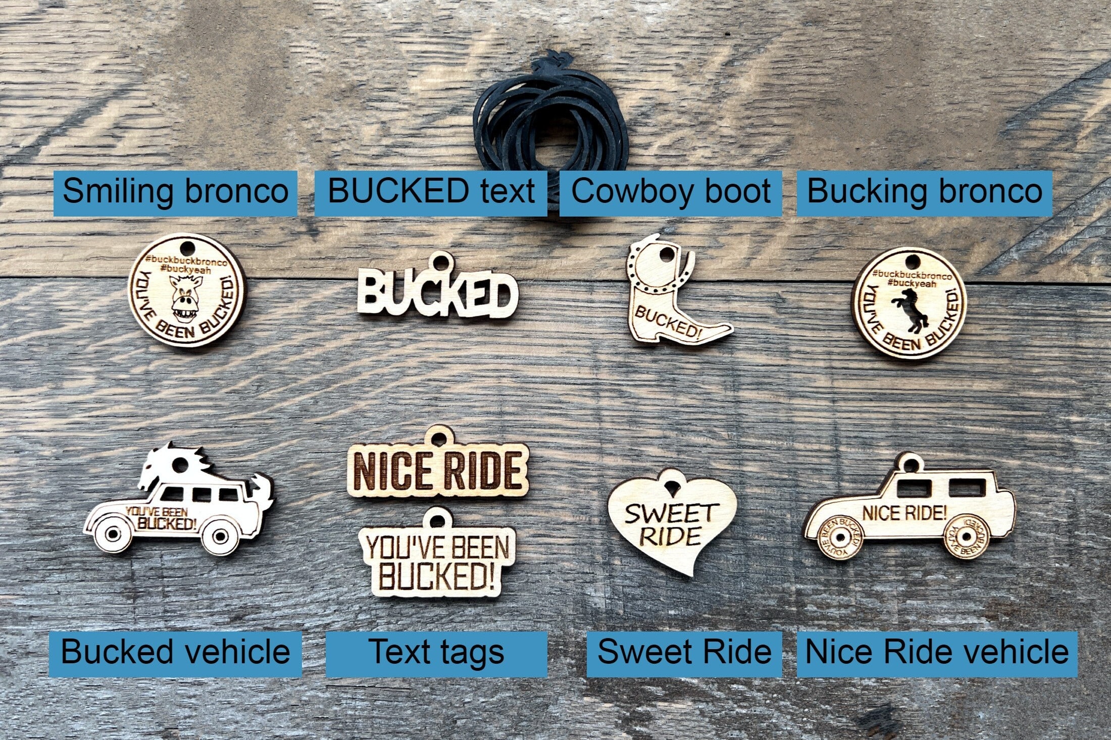 Youve Been Bucked Tags Buck Buck Bronco Tag Rubber Duck Tags for ...