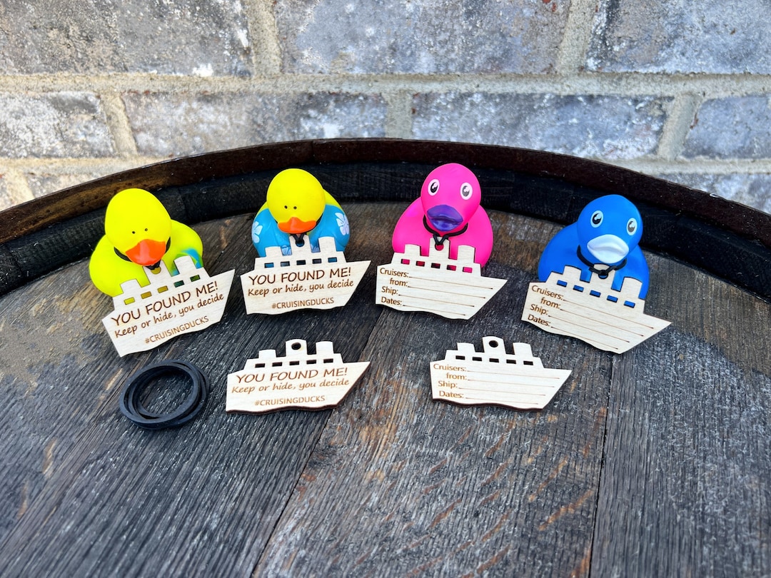 Cruise Duck Tags Duck Cruise Tags Cruise Custom Wooden Duck Tags Cruise ...