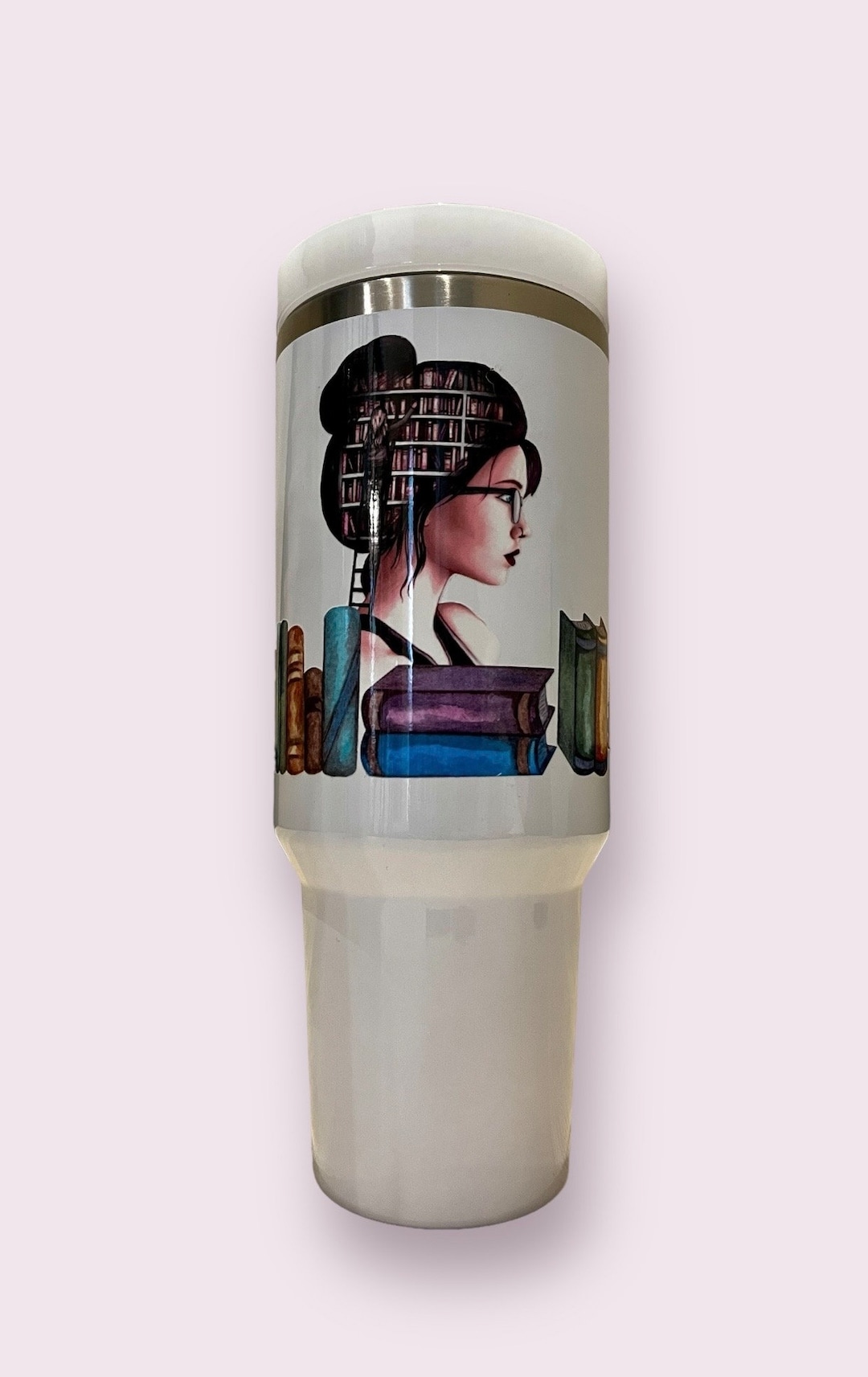 Stanley Cup Dupe/ 40 Oz Quencher Tumbler/ Book Lover/ Book Obsessed ...