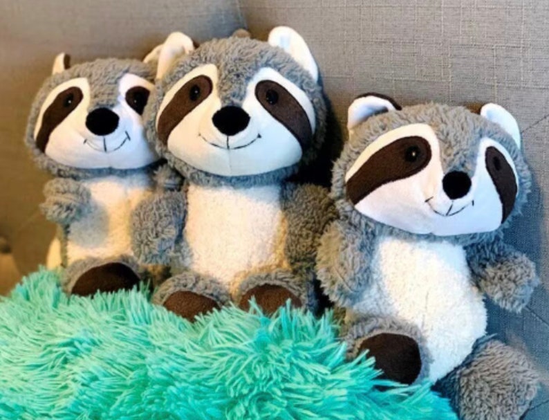 Cute Cuddly Raccoon Plushie - Etsy