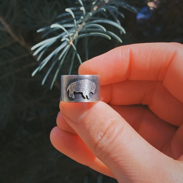 Bison Ring - Etsy