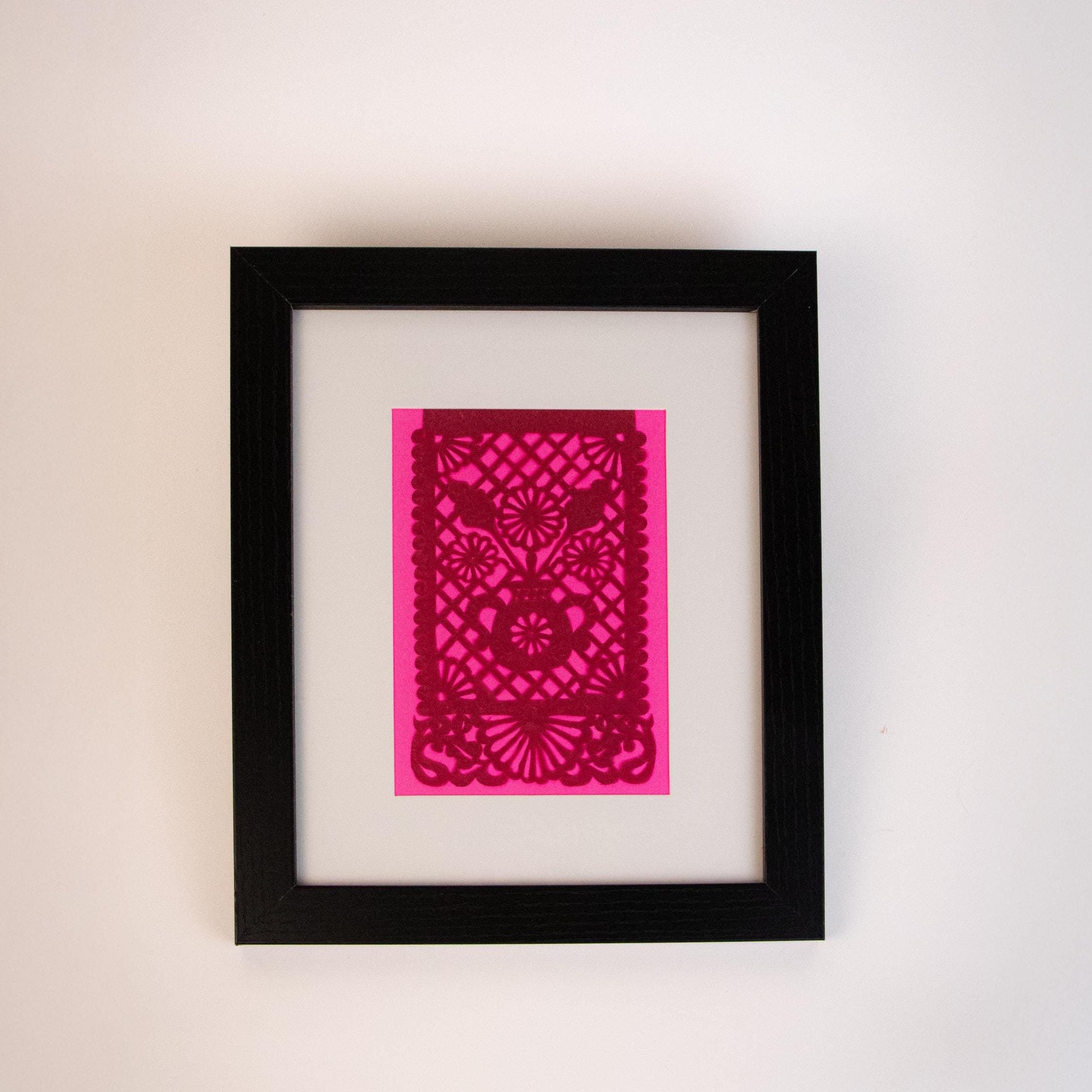 Traditional Papel Picado Flowers - Handmade Papercut - Etsy