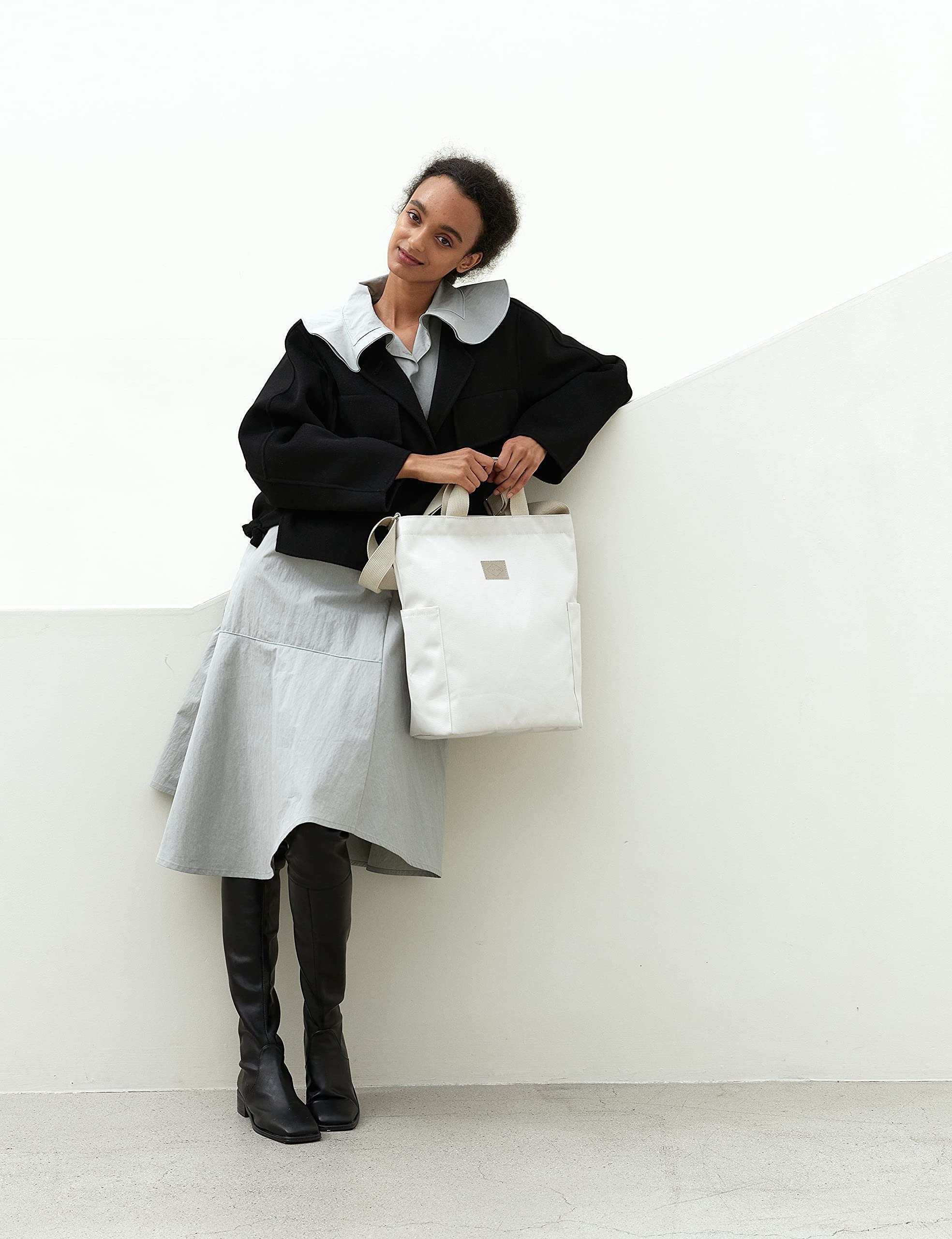 Recycled Polyester Laptop Tote Bag With Pockets and Zipper, Eco ...